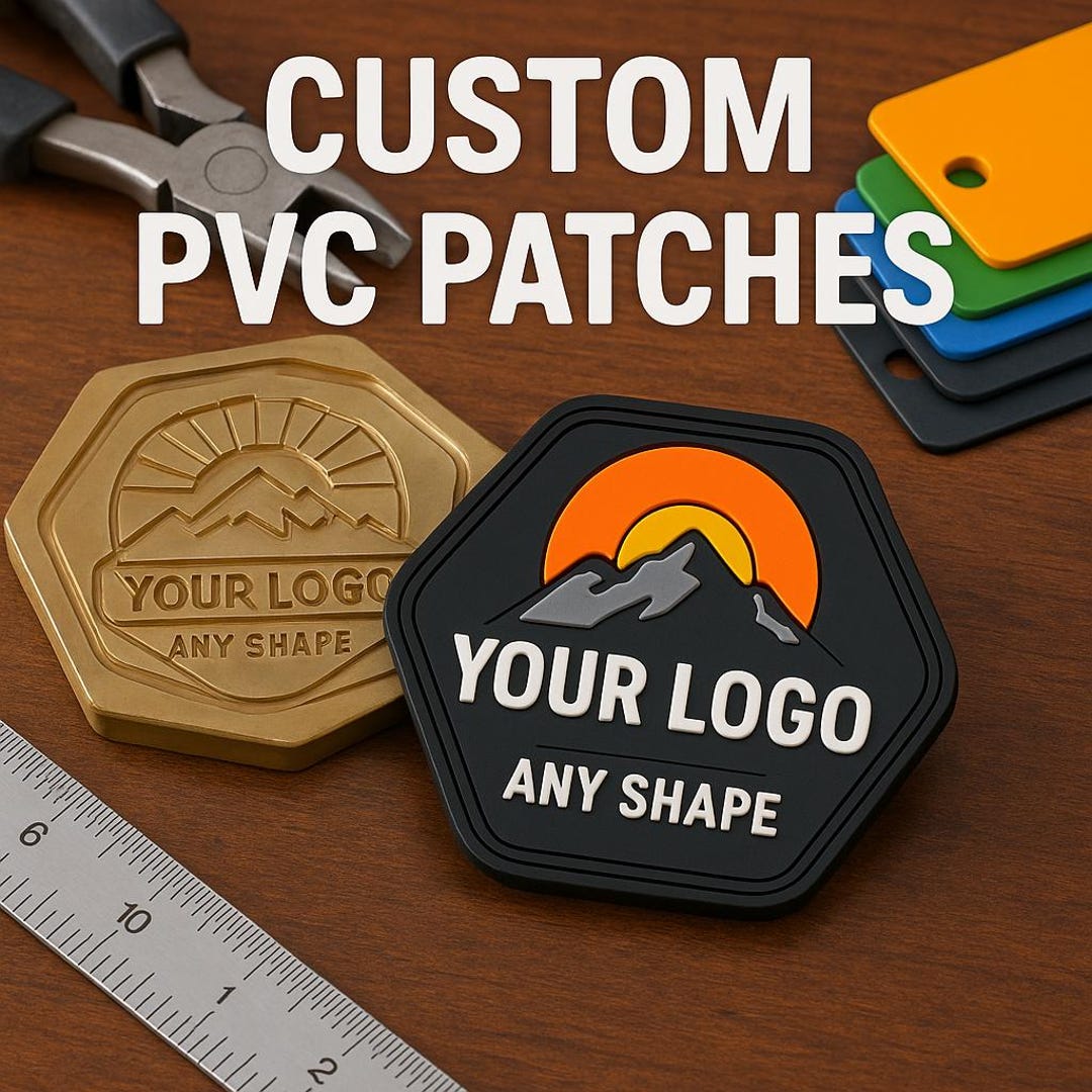 Custom 3D PVC Patches: Waterproof, Durable Logo for Jackets & Bags - Etsy