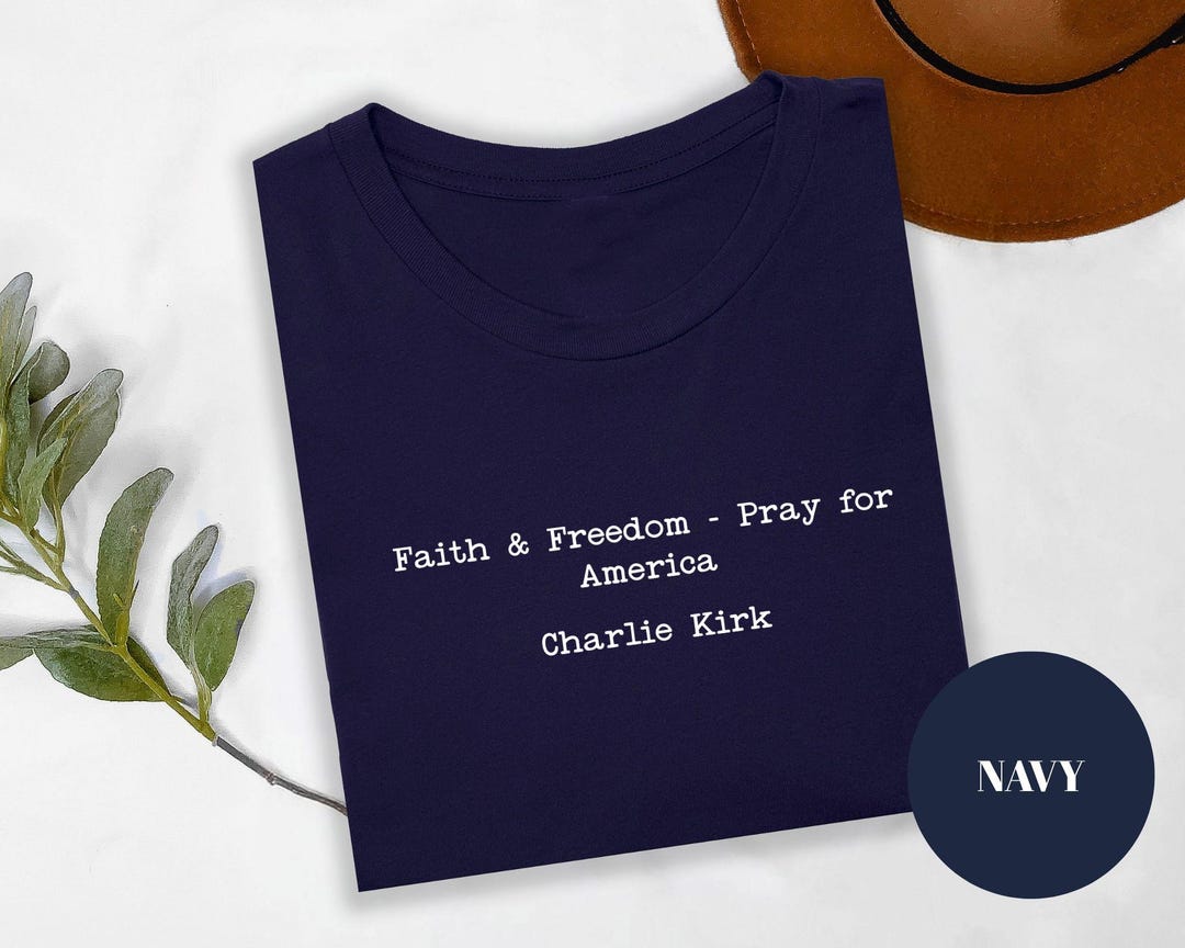 Faith & Freedom Pray for America Shirt: Christian Patriot Tee - Etsy