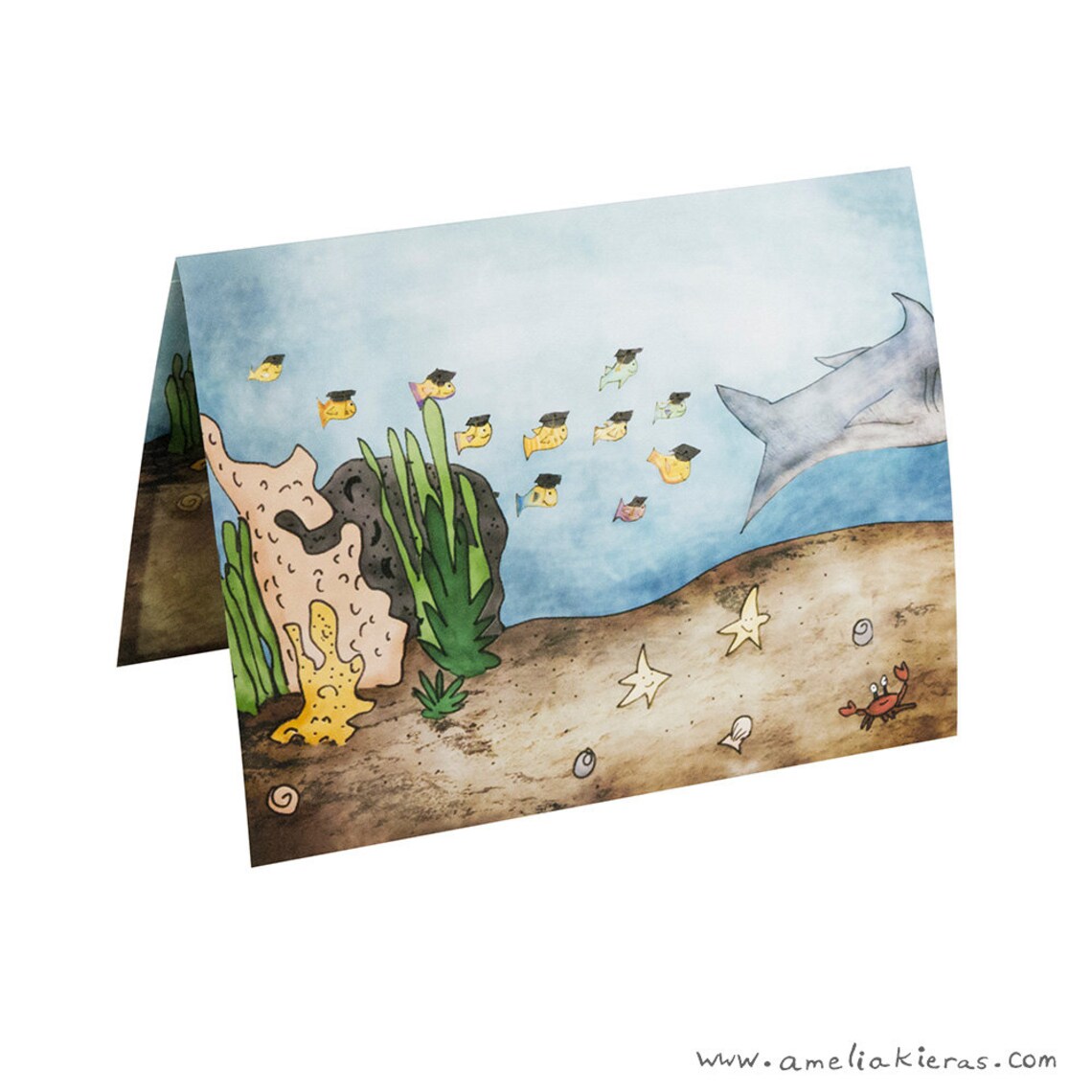 3D Pop up Card - Graduation Shark Congratulations - Etsy