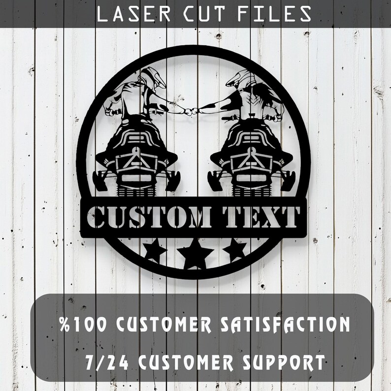 Customizable Couple Snowmobile SVG Laser Cut File – Glowforge, Cricut ...