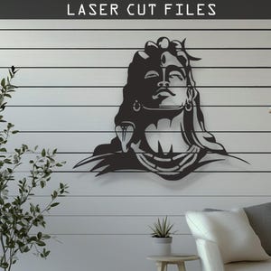 Lord Shiva Laser Cut Vector Files - SVG, DXF, Glowforge, Cricut, CNC ...