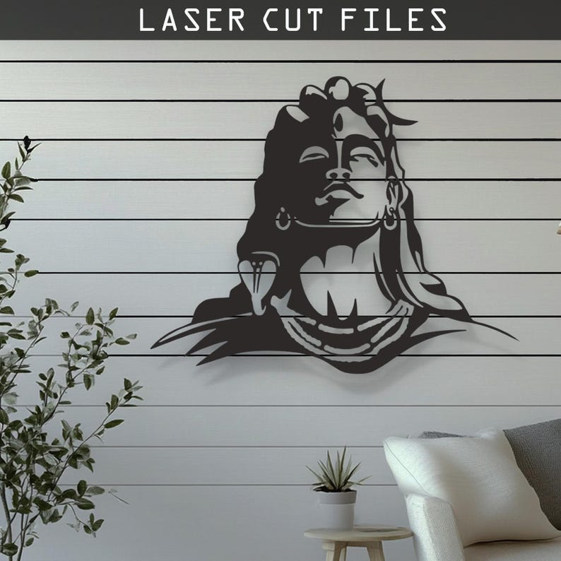 Lord Shiva Laser Cut Vector Files - SVG, DXF, Glowforge, Cricut, CNC ...