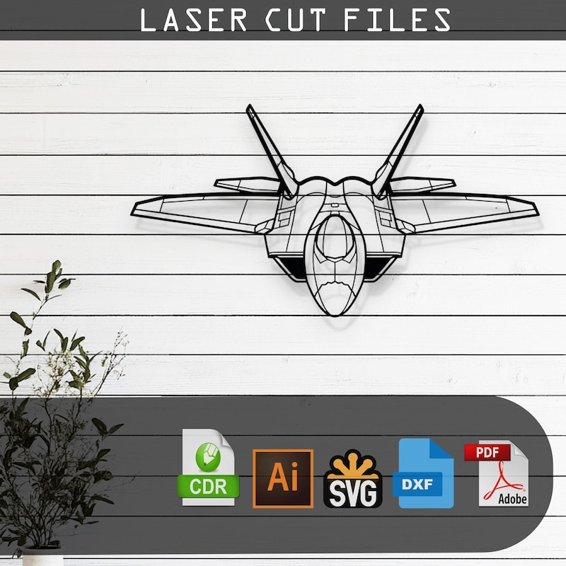 F22 Raptor Laser Cut - Etsy