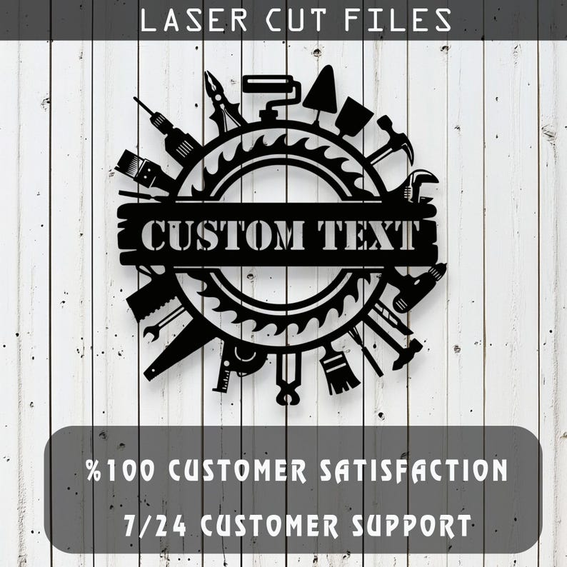 Custom Carpenter Tools Sign - Svg Dxf AI Pdf Cdr EPS - Laser Cut CNC ...