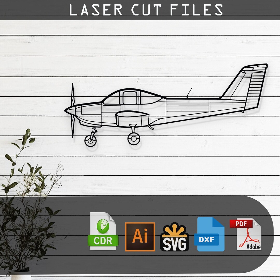 A-38 Tomahawk Airplane Silhouette Laser Cut Vector Design – SVG, DXF ...