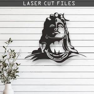 Lord Shiva Laser Cut Vector Files - SVG, DXF, Glowforge, Cricut, CNC ...