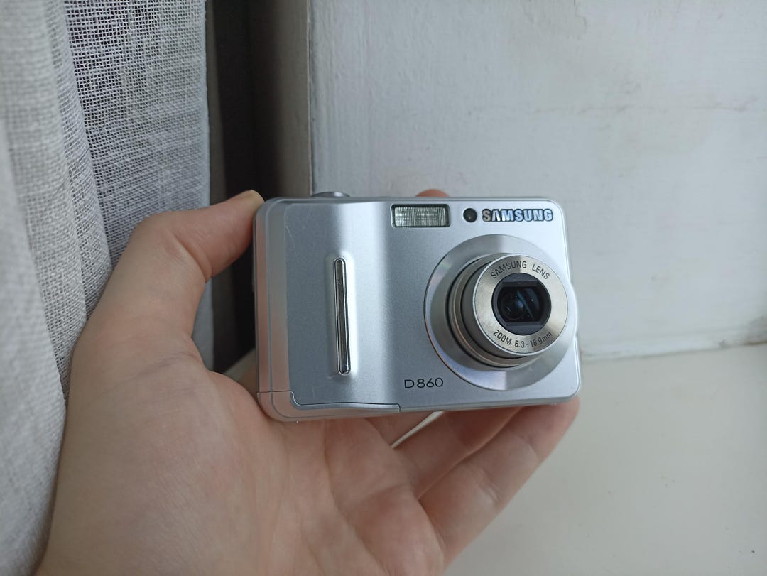 Samsung D860 Silver 8.2MP Digital Compact Camera Working FULL Set - Etsy