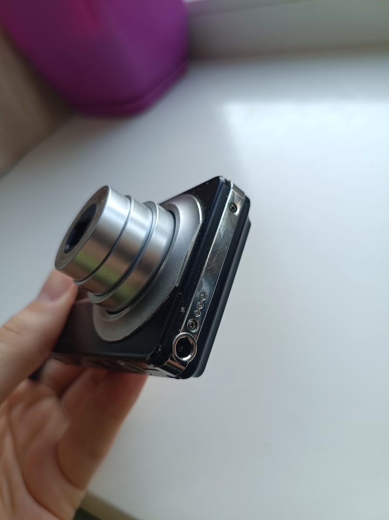 Kodak Easyshare M340 Black 10.2MP Digital Compact Camera Working FULL ...