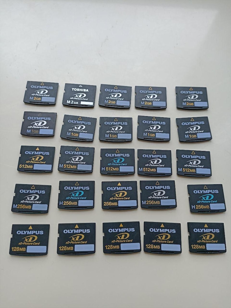 Original Xd-picture Cards, for Olympus and Fujifilm Digital Cameras 1 ...