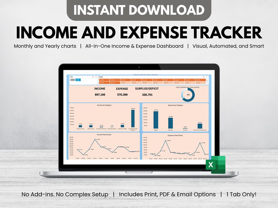 Track Income & Expenses - Etsy