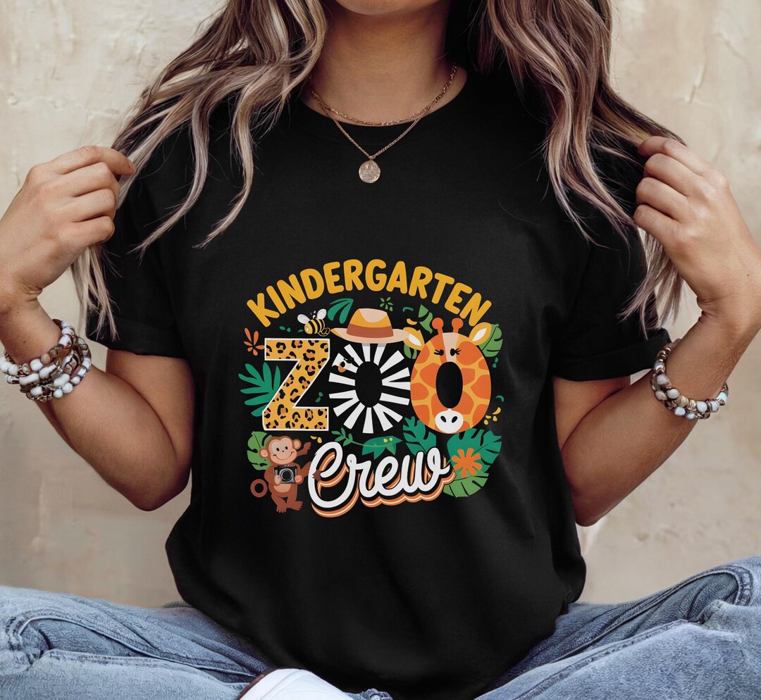 Funny Zoo Field Trip Squad Unisex Jersey Short Sleeve Tee for Teachers ...