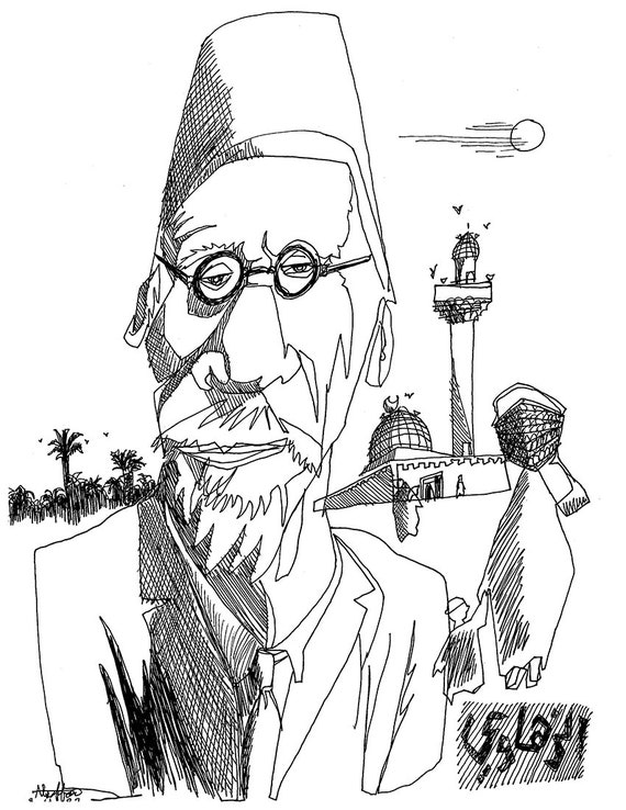 9x12 in Original Iraqi Drawing Iraq Alzahawee Iraqi Poet - Etsy