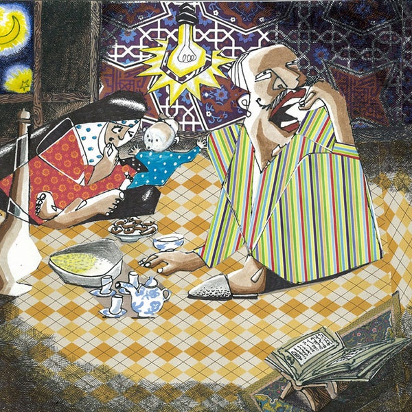 16x20 in Oil Painting, Iraq, Iraqi Art, Ethnic Art, Arab Oil Painting ...