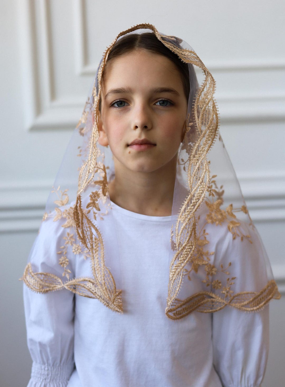 Child Catholic Veil for Church, Latin Mass Child Veil, Children Girl's ...