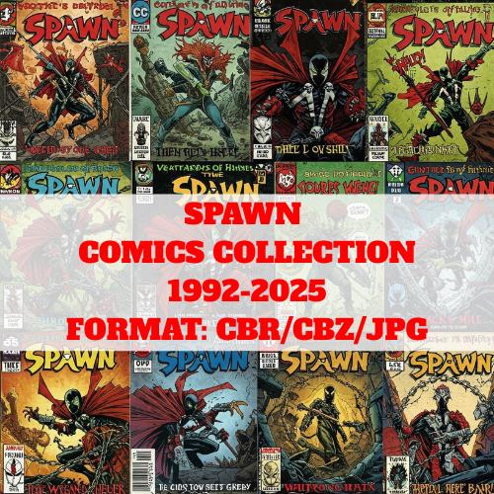 Spawn Comic Book Collection, Spawn 1992 - 2023, 25GB Bundle, High ...