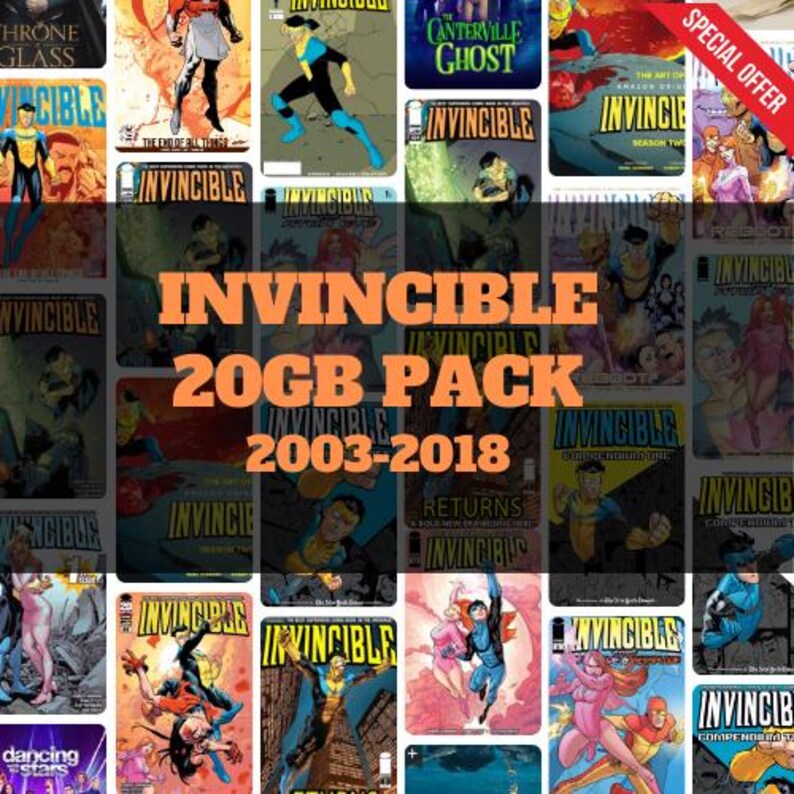 Invincible Comic Book Collection, DC Comics, Comic Books Bundle ...