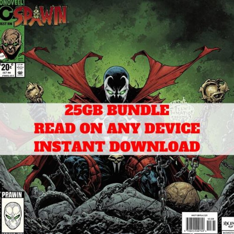 Spawn Comic Book Collection, Spawn 1992 - 2023, 25GB Bundle, High ...