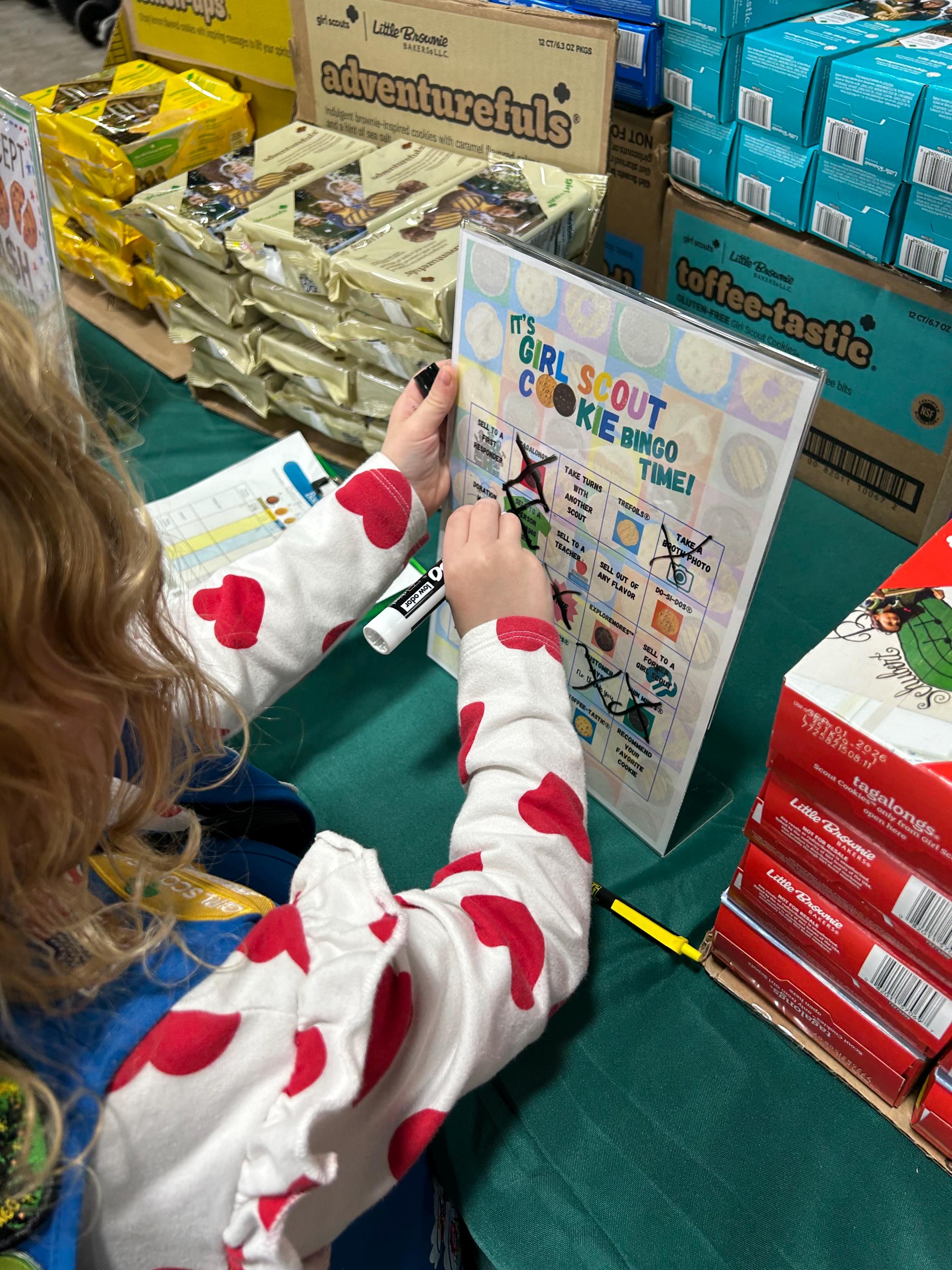 Cookie Booth Bingo Printable | Youth Sales Activity (digital Download ...