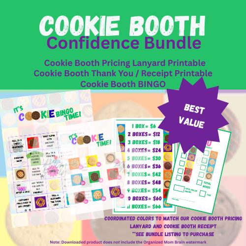 Cookie Booth Bingo Printable | Youth Sales Activity (digital Download ...