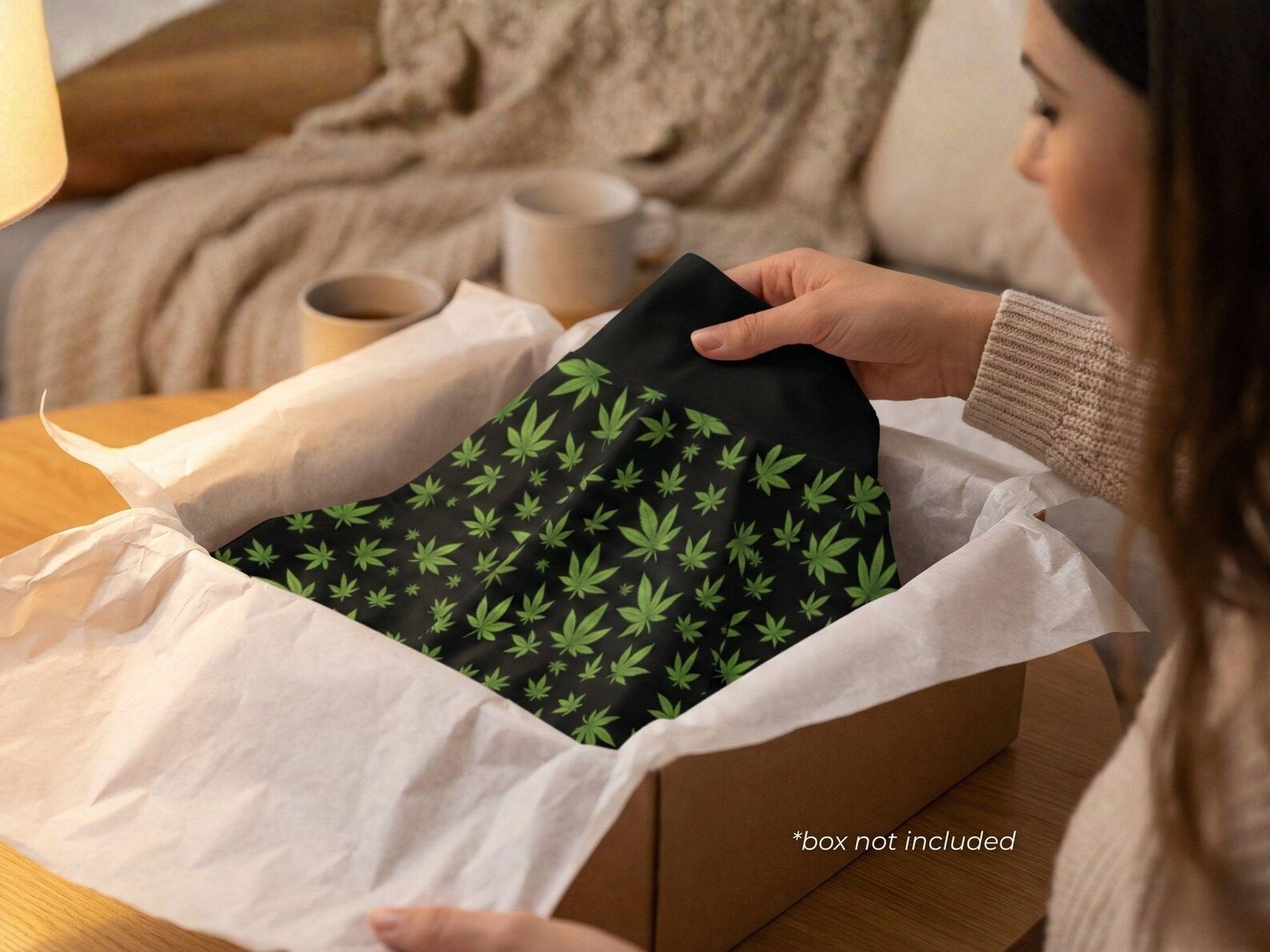 Weed Skater Skirt, High Waisted Festival Outfit, 420 Clothing, Stoner ...