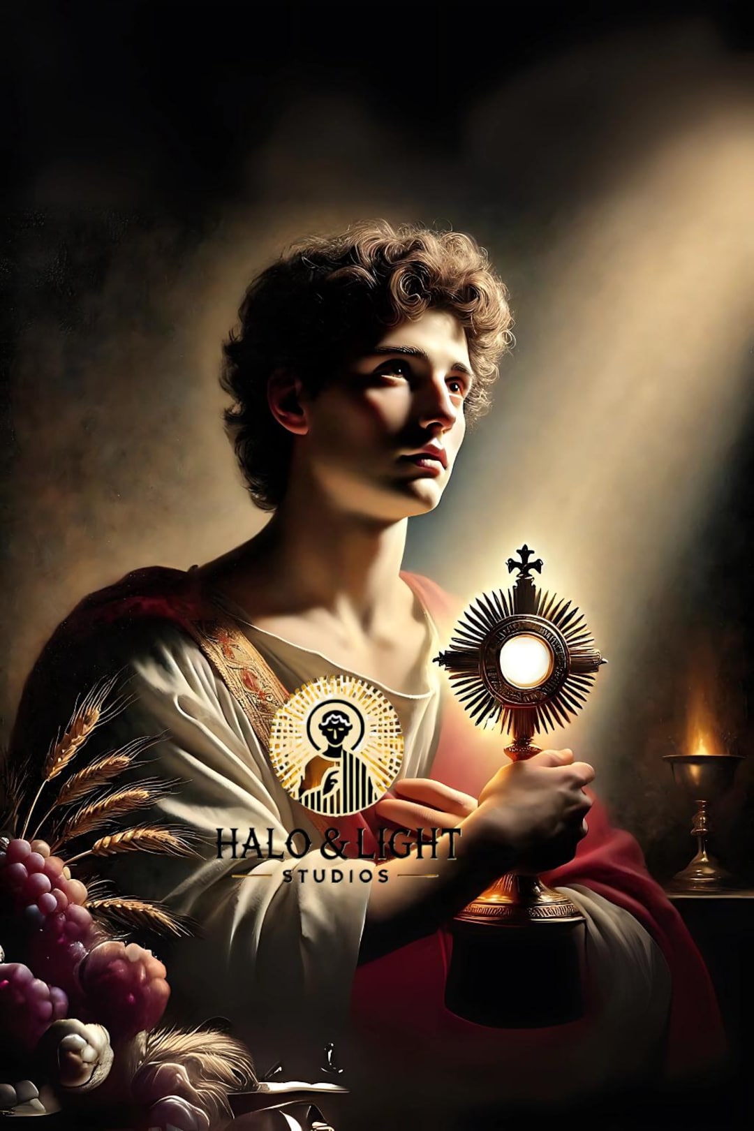 St. Tarcisius Catholic Art Print: First Communion Gift (digital ...