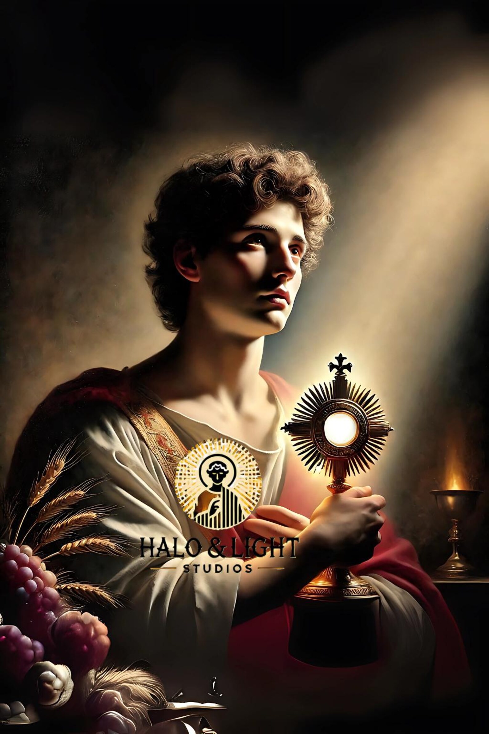 St. Tarcisius Catholic Art Print: First Communion Gift (digital ...