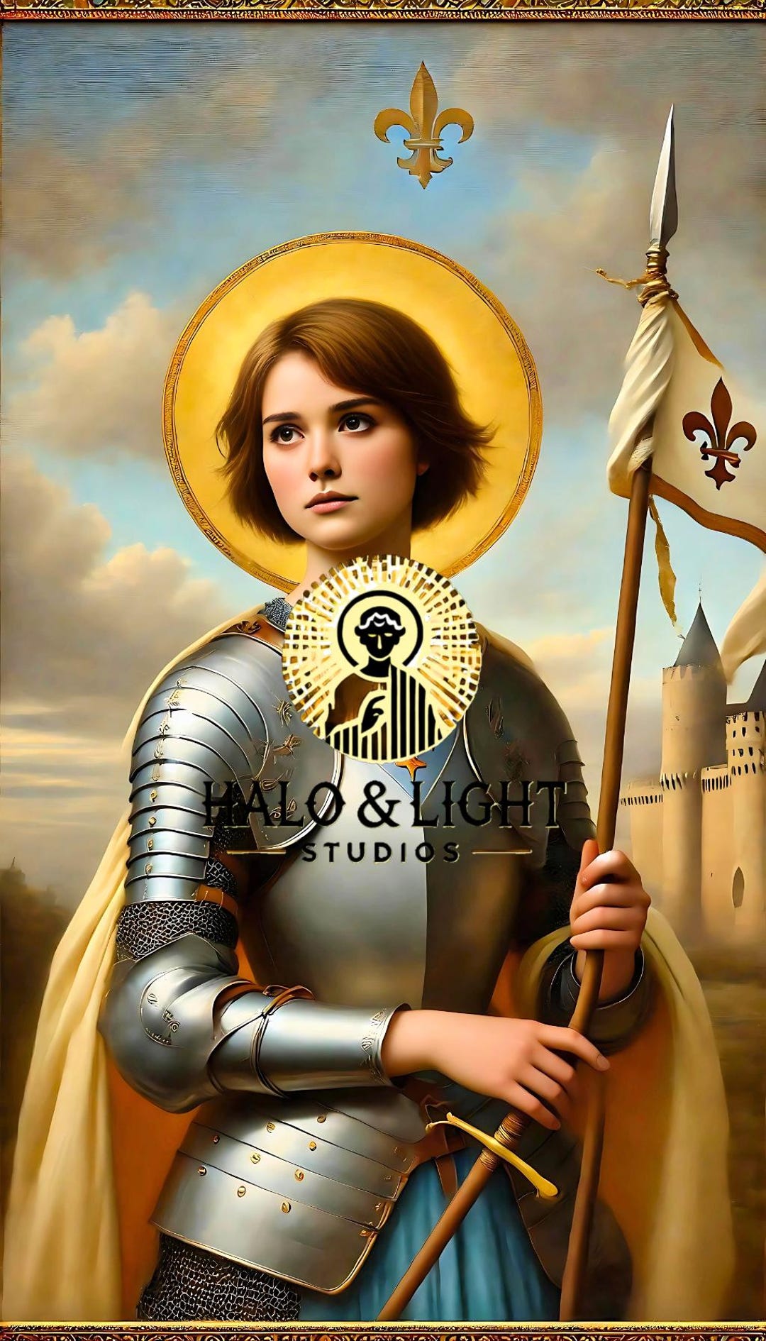 Saint Joan of Arc Portrait: Renaissance Catholic Art (digital Download ...