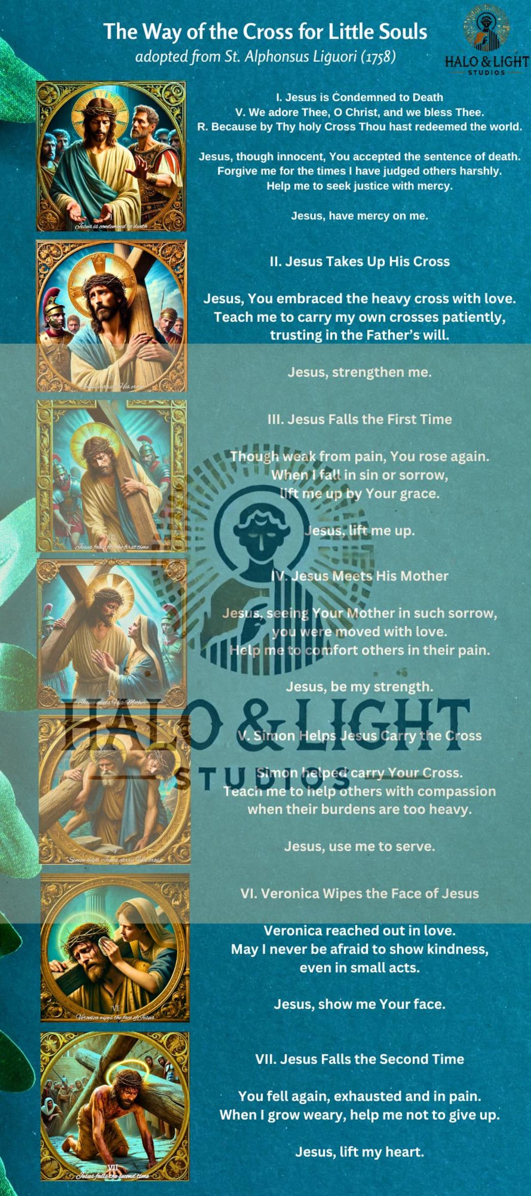 Stations of the Cross Infographic | Catholic Lent Printable for Kids ...