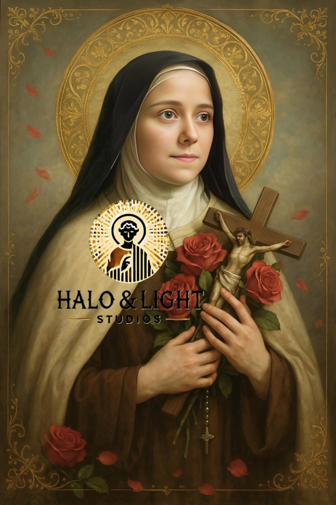 Saint Therese of Lisieux Catholic Art Print | Religious Wall Decor ...