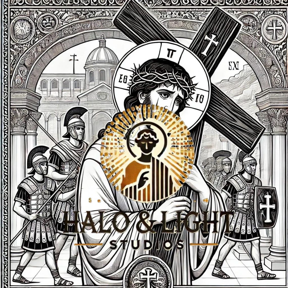 Sorrowful Mysteries Infographic + Byzantine Style Coloring Pages ...