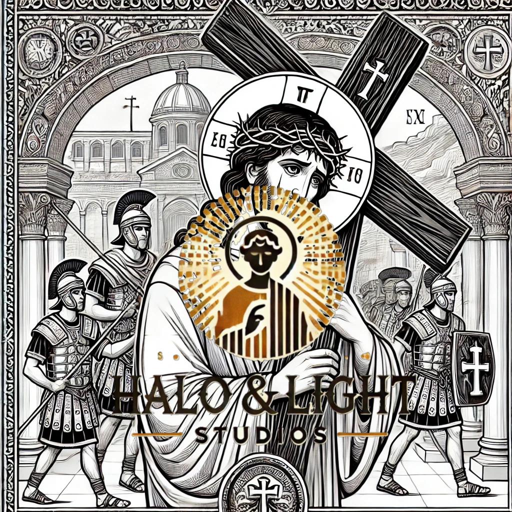 Sorrowful Mysteries Infographic + Byzantine Style Coloring Pages ...