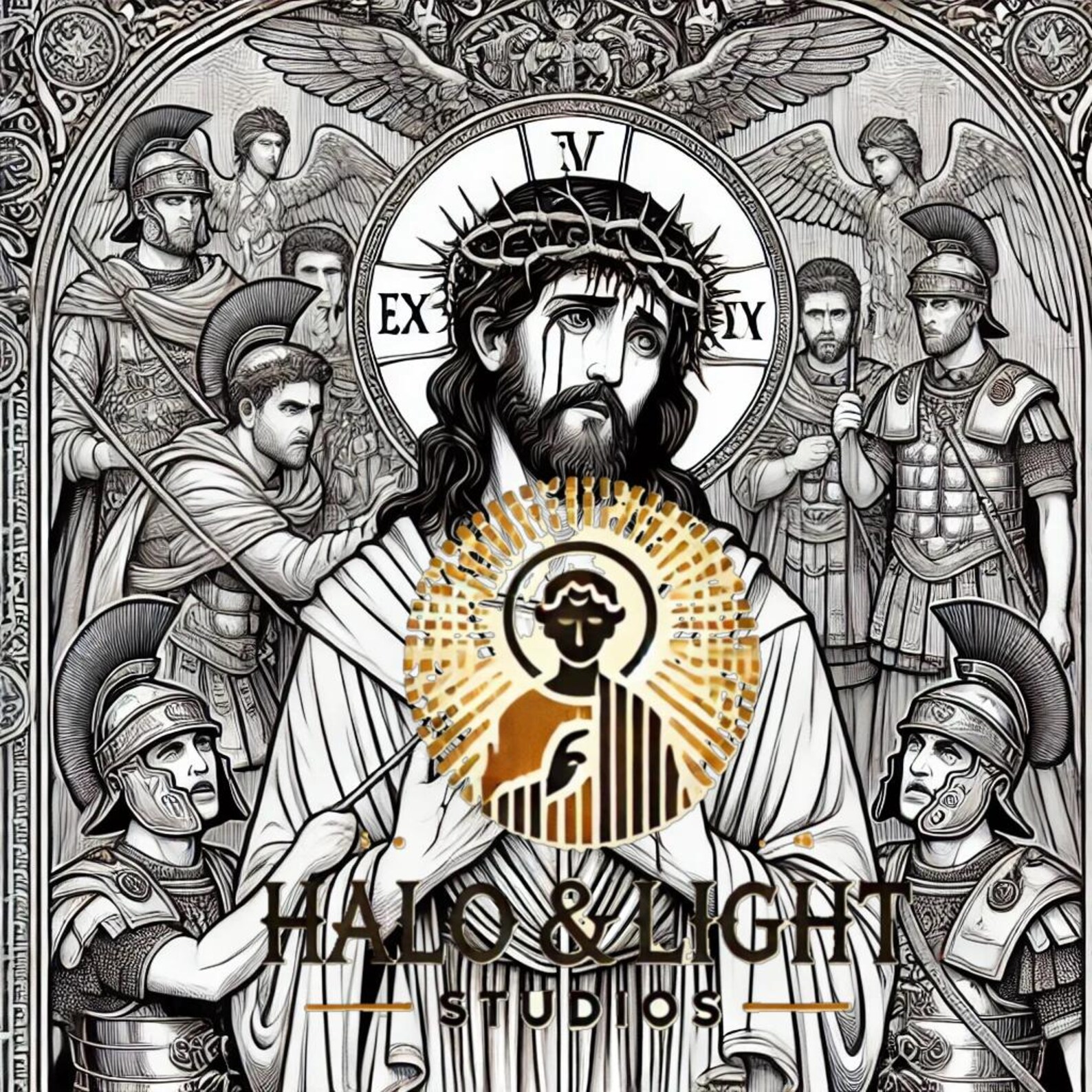 Sorrowful Mysteries Infographic + Byzantine Style Coloring Pages ...