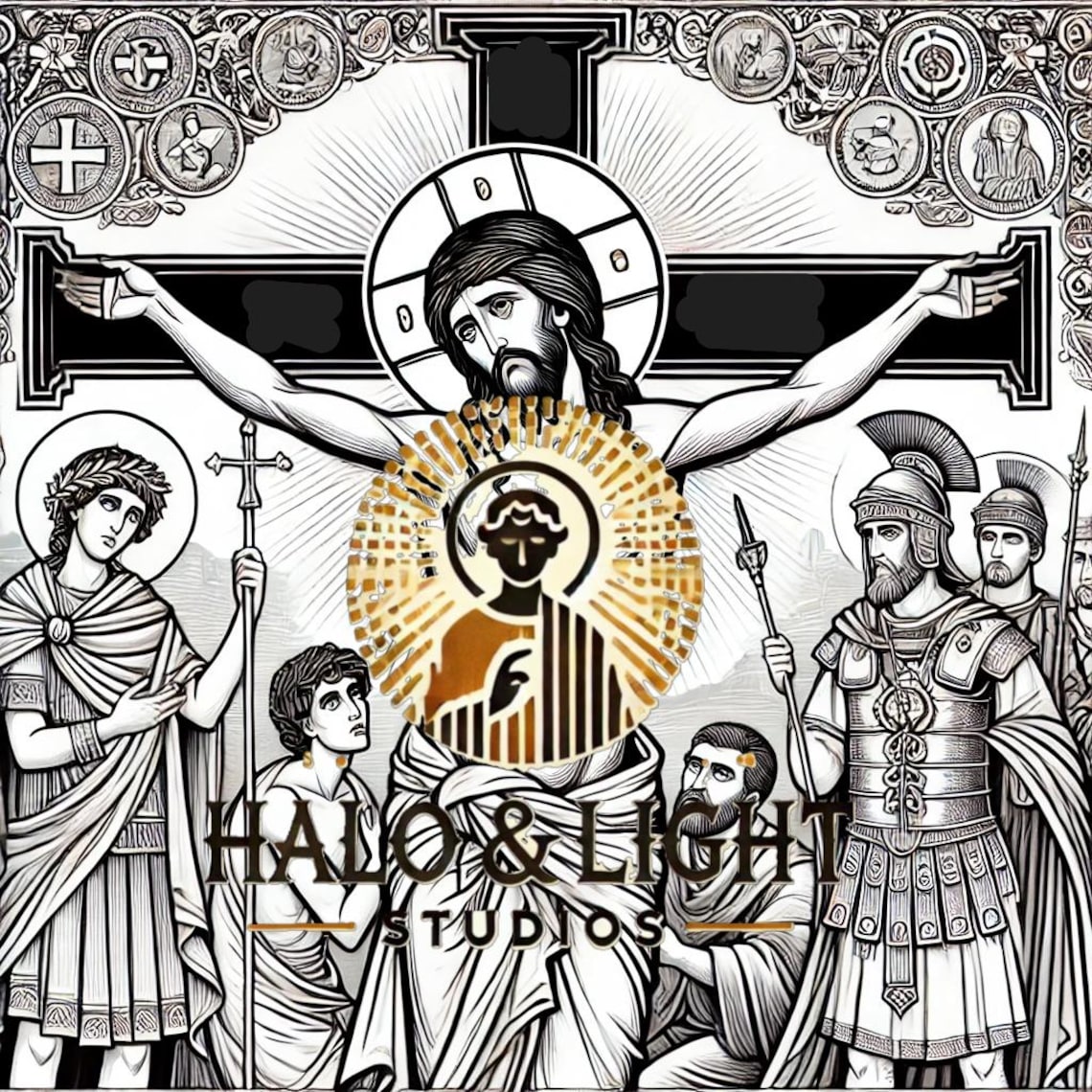 Sorrowful Mysteries Infographic + Byzantine Style Coloring Pages ...