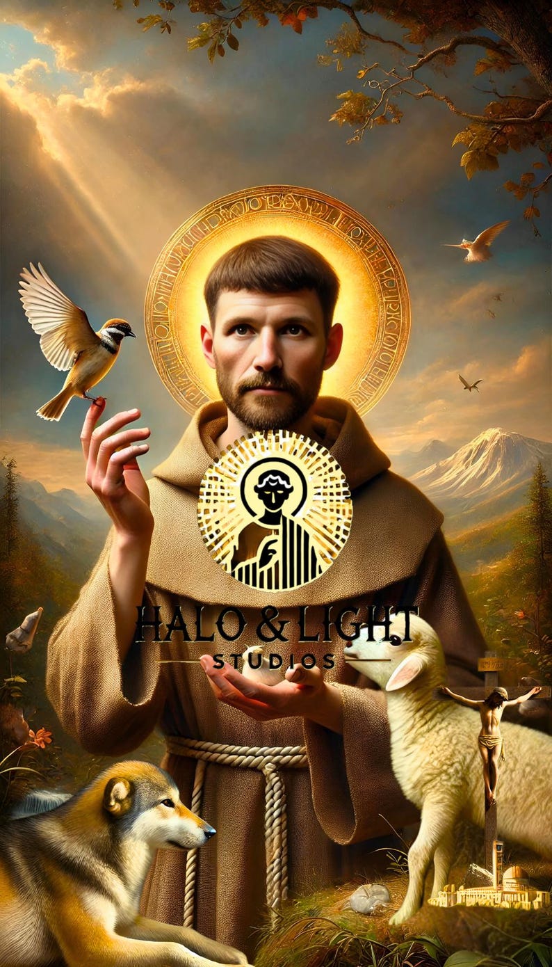 Saint Francis of Assisi Portrait | Catholic Art Print | Renaissance ...