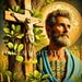 Saint Philip the Apostle | Renaissance Digital Art | Gold & Blue ...