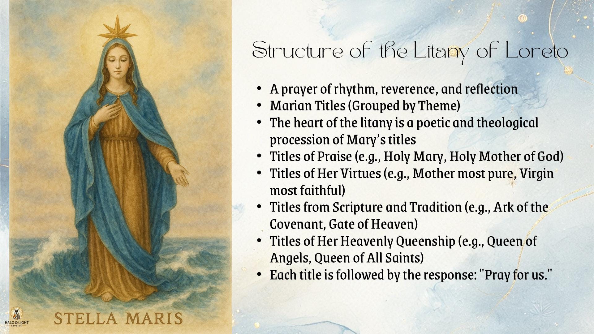 Litany of Loreto Presentation – Marian Devotion With Original Catholic ...