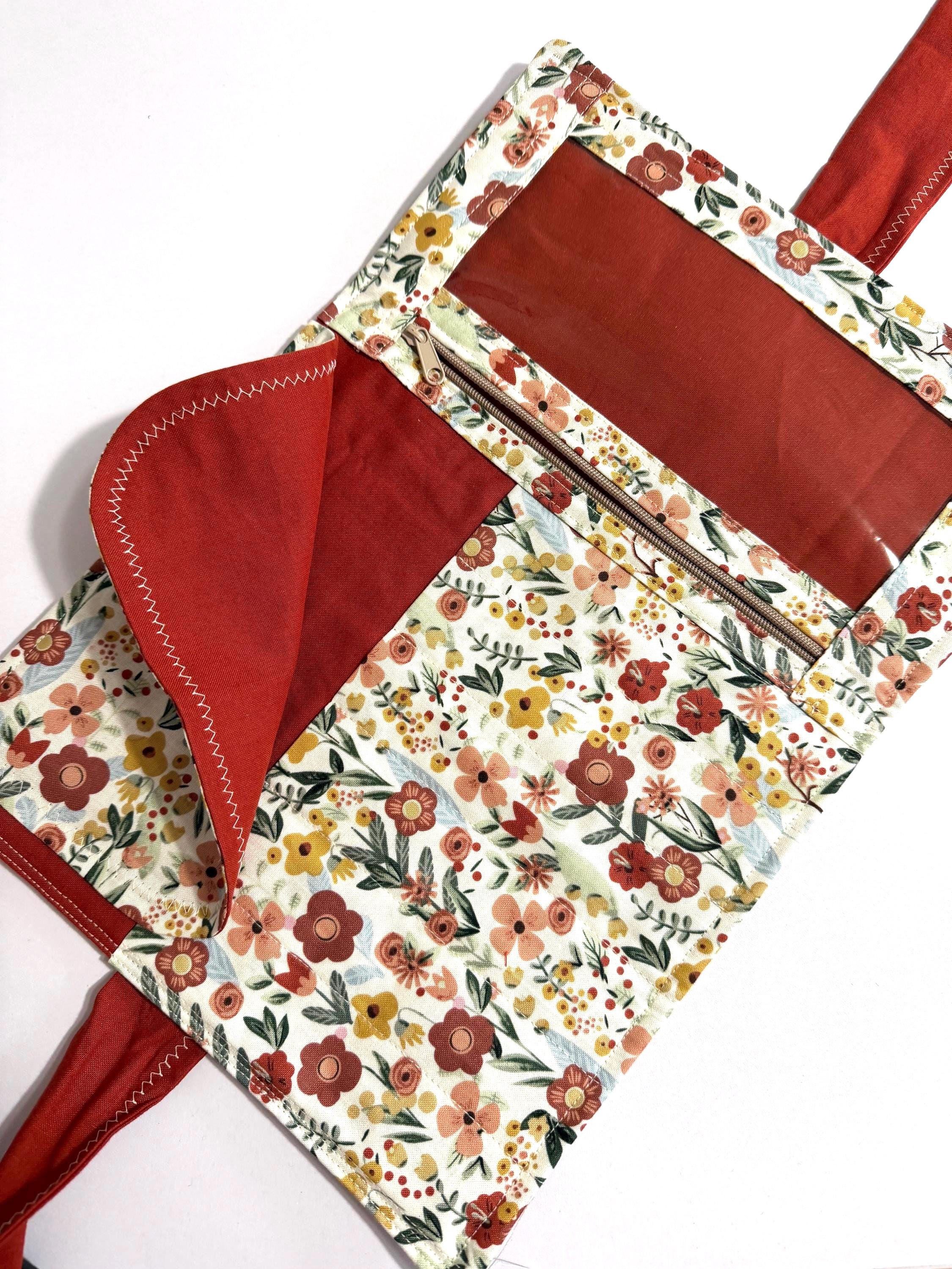 Handmade Roll-up Organizer: Crochet Hook, Makeup Brush & Art Supply ...