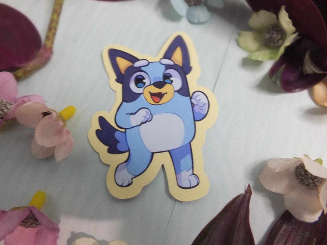 Bluey - 6cm Waterproof Vinyl Sticker - Etsy
