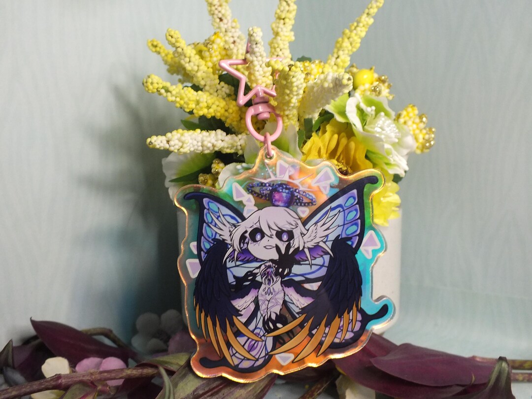 Athena FFXIV Final Fantasy XIV - 3" Rainbow Acrylic Keychain - Etsy