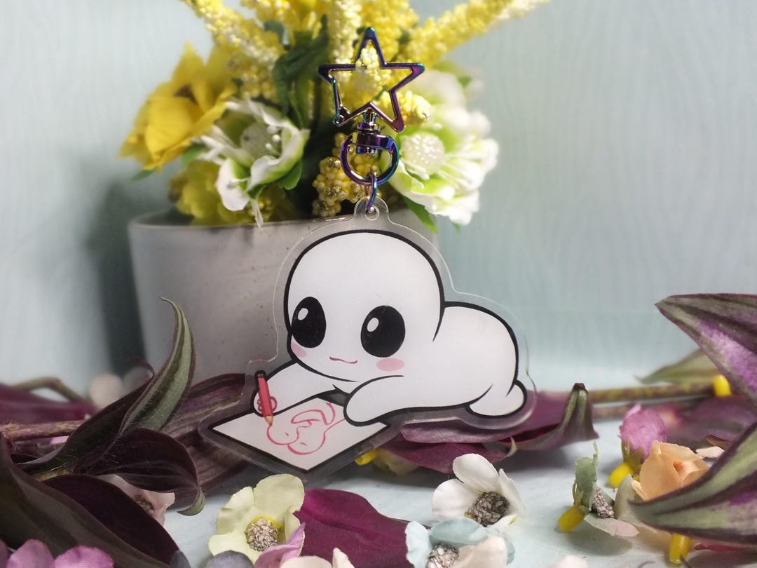 Yippee! Autism Creature Drawing - 3" Double Sided Acrylic Keychain - Etsy