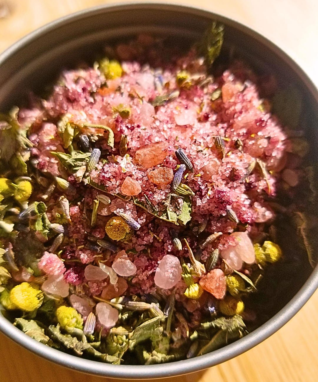 Relaxing Rose Foot Bath With Lavender and Chamomile, Ideal for ...