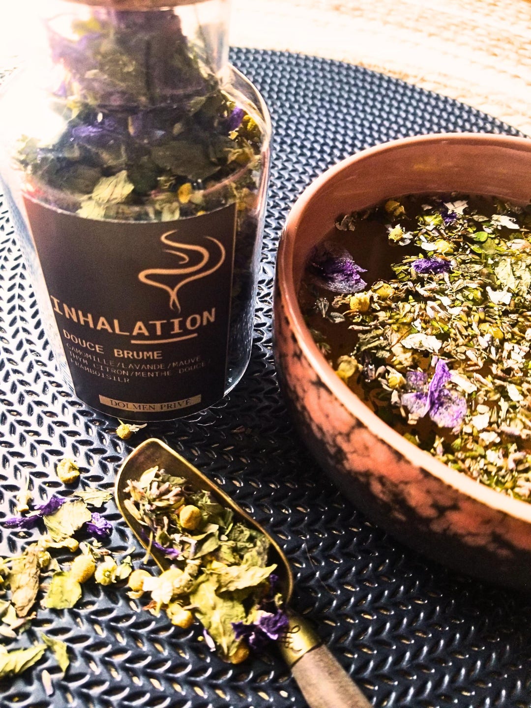 Organic Herbal and Flower Inhalation for Colds, Flu, and Congested ...