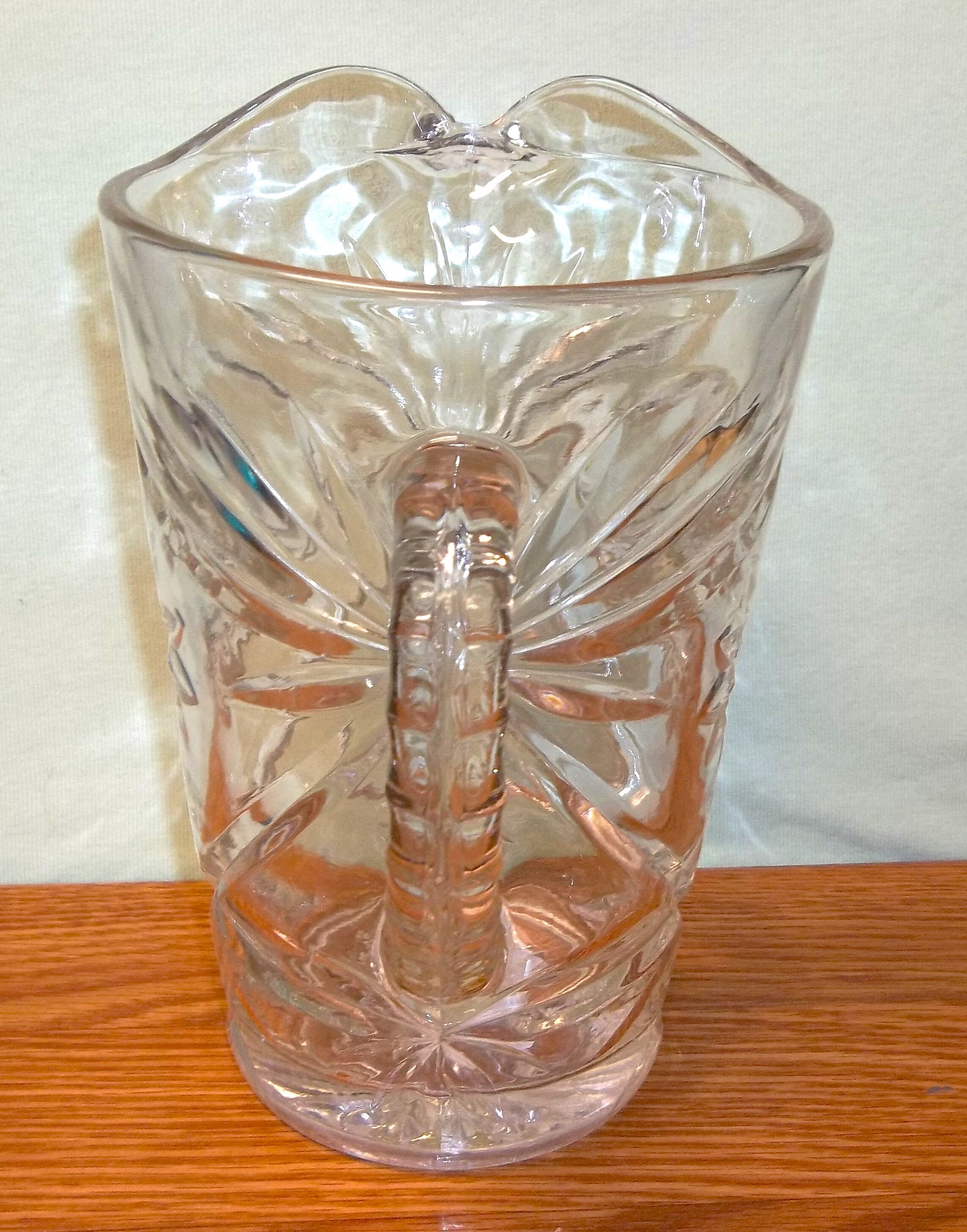 Anchor Hocking Early American Prescut Pitcher 8-1/2 Tall - Etsy