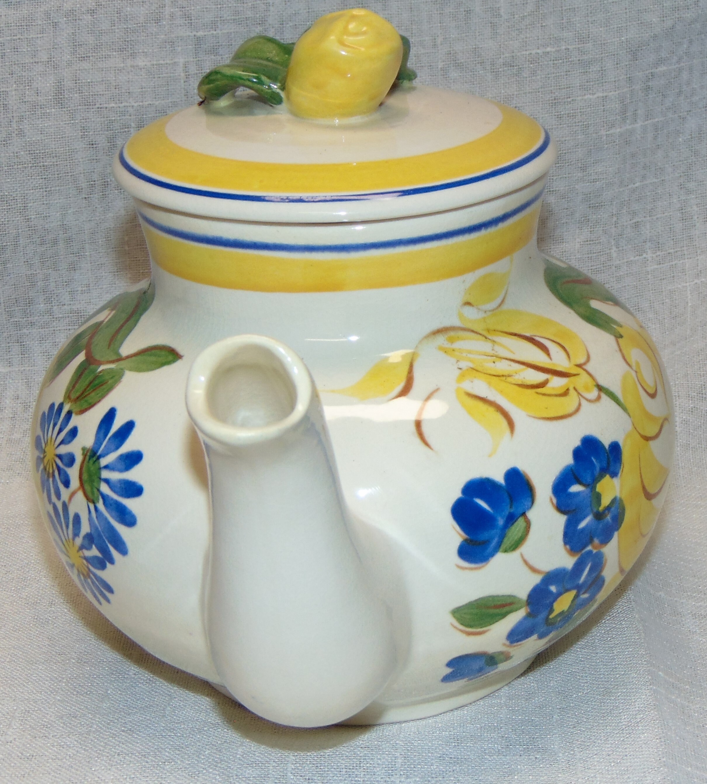 Red Wing Pottery Vintage Tea Pot Brittany Pattern - Etsy