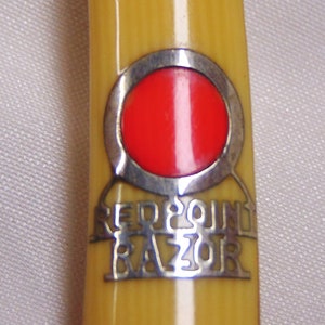Vintage Fred Dolle RED POINT Straight Razor Vintage - Etsy