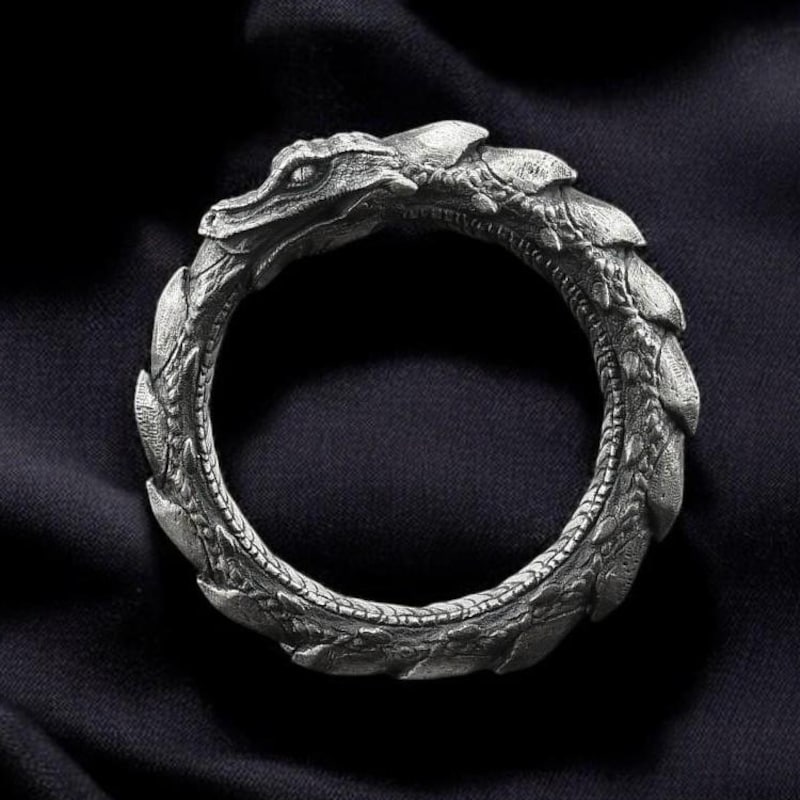 Ouroboros Ring - Etsy