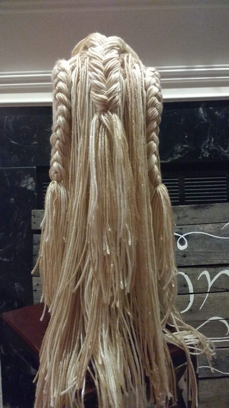 Long Hair Handmade Yarn Wig Hat - Customize It - Etsy
