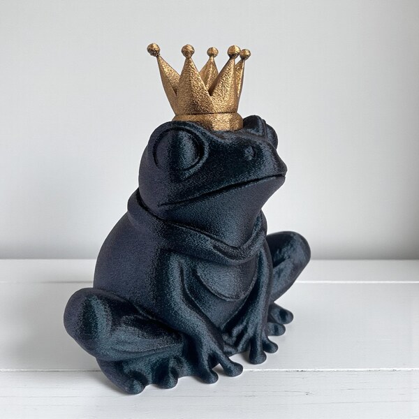 Frog With Crown - Etsy