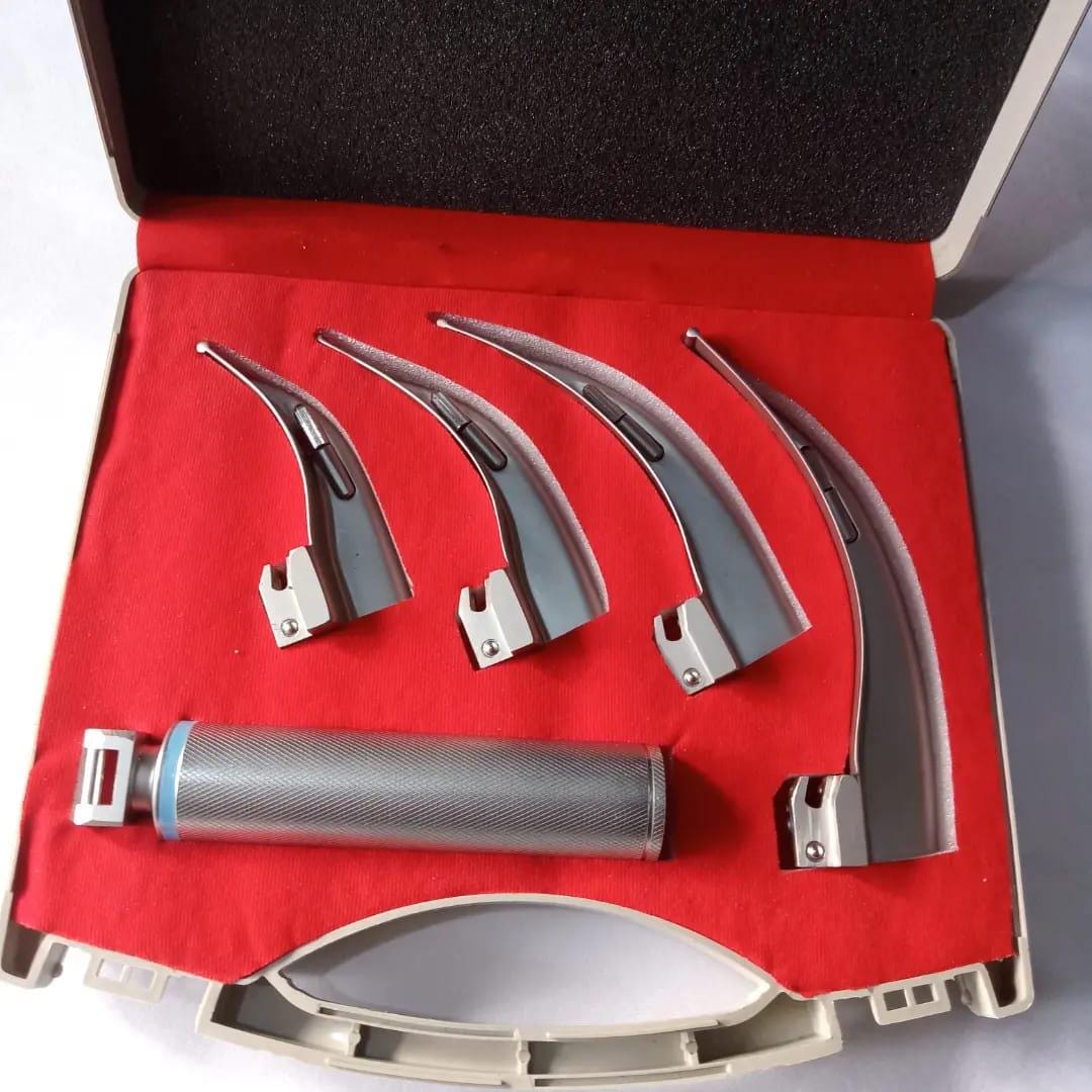 Conventional Laryngoscope LED Set With Handle and 4 Blades - Etsy