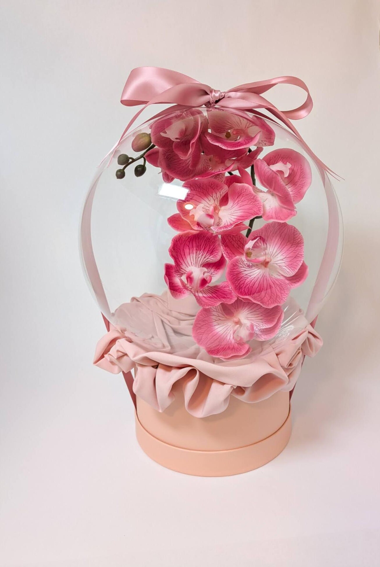 Elegant Large Orchid: Artificial Floral Balloon Arrangement Gift for ...
